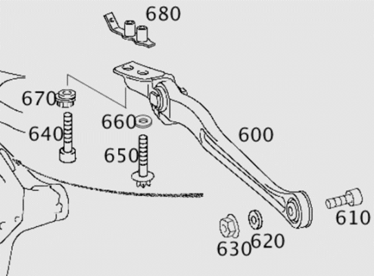 W211 rear toe bolts and nut plates. | Wheels, Tyres, Brakes ...