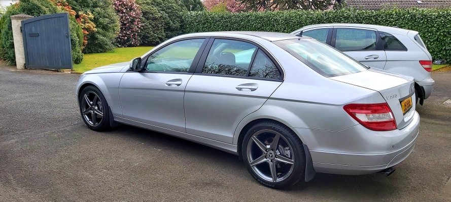 W204 rear door to window trim - delaminating. Replace or wrap ...