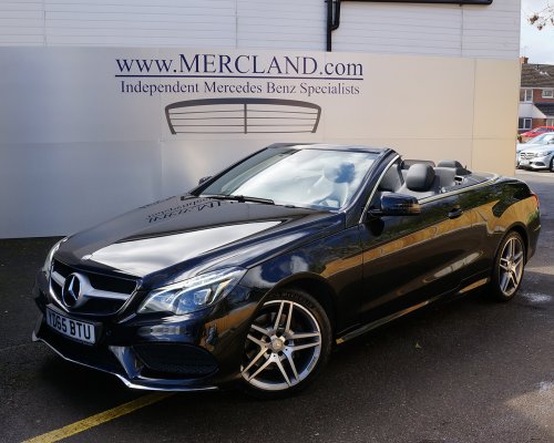 2015 (65) MERCEDES BENZ E220 BLUETEC AMG CONVERTIBLE DIESEL AUTO BLACK ...