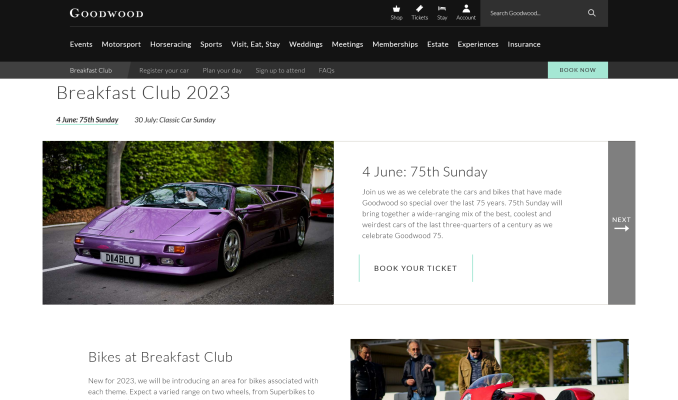 Breakfast Club 2023 Goodwood Tomorrow | Events | MBClub UK - Bringing ...
