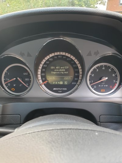 ABS/ESP pre-safe inoperative intermittent fault W204 C63 | Engine ...