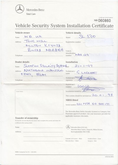 R129 SL facelift key fob with 2 small keys | Electronics and Audio ...