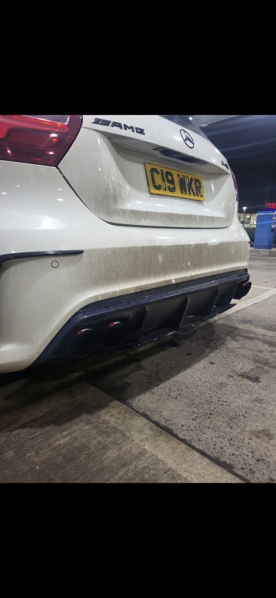 Akrapovic exhaust tips on A45 | AMG Lounge | MBClub UK - Bringing ...