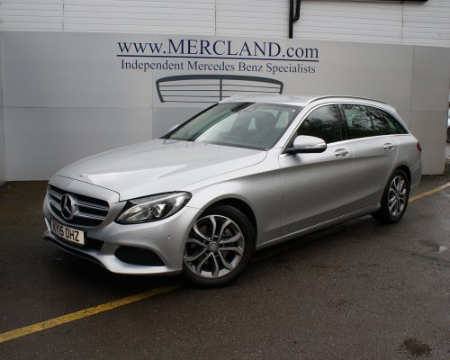 2015 (15) MERCEDES BENZ C220 BLUETEC SPORT ESTATE DIESEL AUTO SILVER ...