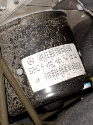 W211 SBC Brake System - Has mine been replaced previously? | Wheels ...