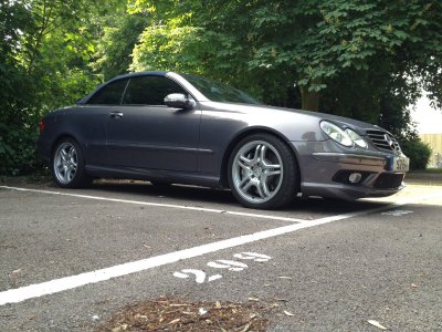 CLK55 AMG Convertible facelift, Designo paint etc | Mercedes Cars for ...