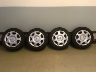 W169 genuine MB 15" steel wheels & MB wheel trims | Classifieds ...