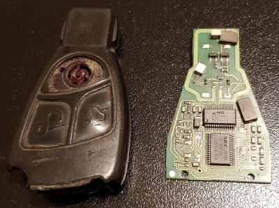 New Spare Key W211 3 Button (NEC chip) Options Where to Buy ...
