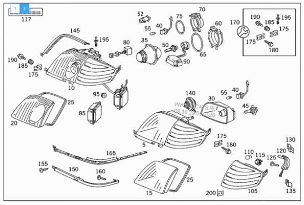 R129 Xenon headlight issue | Electronics and Audio | MBClub UK ...