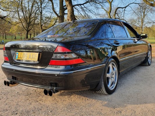 The weekends work on my s500L w220 prepping for the sale photos - shiny ...