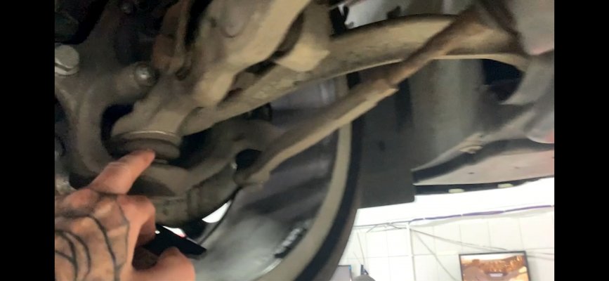 Spring link arm lower ball joint play . | Wheels, Tyres, Brakes ...