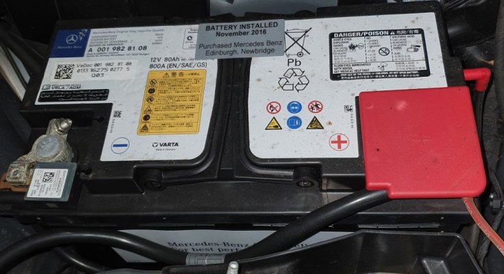 W212 battery dimensions. | Parts, Maintenance & Servicing | MBClub UK ...